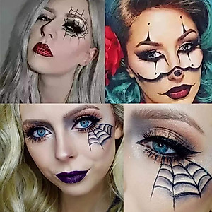 Go Ho 6 Colors Bruise Makeup Set for SFX,Bruises Wheel for Body Oil Paint Theatrical Halloween Fevstival,Face Paint Makeup Materials for Special Effects with Sponges