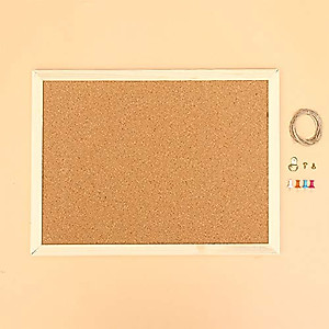 Practical Photo Wall Board Bulletin Board Message Boards Wooden Notice Board Photography Background Wall Props for Home Office (Light Brown)