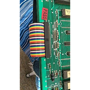 Heyiarbeit 2pcs IDC Rainbow Wire Flat Ribbon Cable 30 Pin 30cm Length 2.54mm Pitch