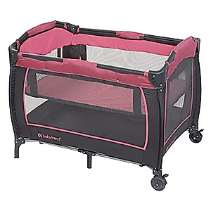 Baby Trend Lil Snooze Deluxe III for Twins,Cozy Berry