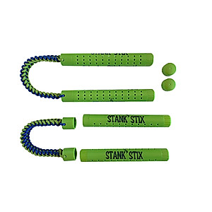 Glovestix StankStix Shoe Deodorizer Liquid Shoe Odor Eliminator, Formerly Called ShoeStix. Non-Toxic Odor Remover for Shoes, Boots, Smelly Gym Bags, Boxing, Lacrosse, Soccer & Hockey Gear, Green/Blue