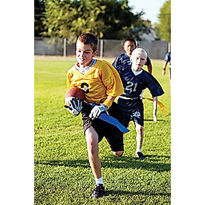 SKLZ Flag Football 10-Player Deluxe Set with Flags, Belts, and Cones, Multi, One Size