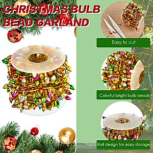 Tuanse 32.8 Feet Dollhouse Fake Light String Valentine‘s Day Mini Craft Miniature Lights Fairy Dollhouse Miniature String Miniature Decorations for Craft Christmas Valentine‘s Day(Multicolor)