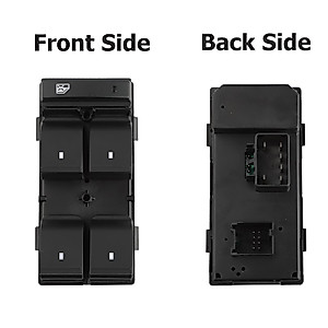 20945129 Drive Side Power Window Switch Replacement for 07-14 Silverado Sierra 1500 2500HD 3500HD, Traverse, HHR, Yukon, Enclave, Replaces OE#, 25789692 25951963 Master Control Window Switch
