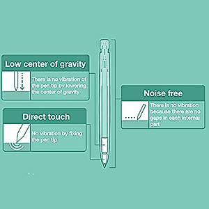 ZEBRA PENS BLEN Emulsion ballpoint pen Black body 0.5mm (black ink) pack of 3 with DAVINCIPEN Sticky Note