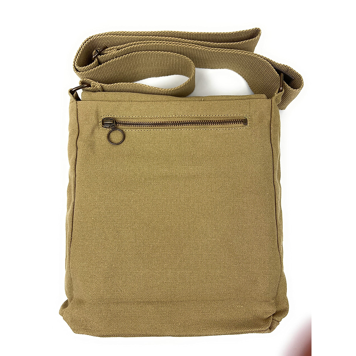 American Glory Canvas Unisex Vintage Look American Cycle Crossbody Handbag