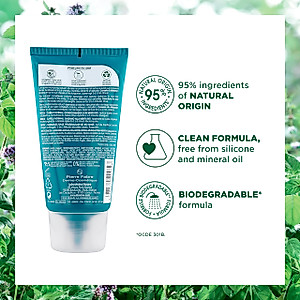 Klorane - Protective Conditioner with Aquatic Mint for Dull, Pollution Exposed Hair - Detoxifies, Protects, and Invigorates Hair - Visibly Increases Shine - Silicone Free - 5 fl. oz.