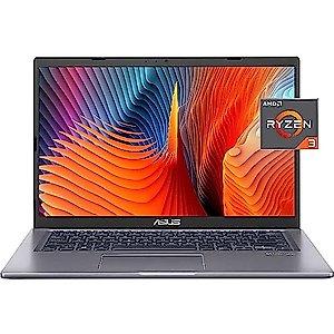 ASUS 2023 Newest Vivobook Laptop, 14 Inch Display, AMD Ryzen 3 3250U Processor, 12GB RAM, 256GB SSD, Intel HD Graphics 5000, Bluetooth, Webcam, Windows 11 in S Mode, Slate Grey