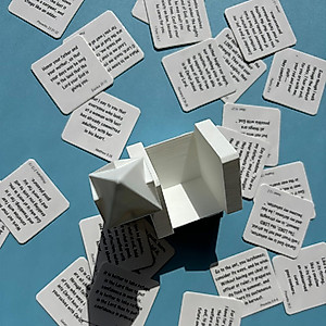 AXICIR 60 Inspirational Bible Verses Cards - Church Shaped Bible Study Supplies - God Christian Gifts For Women Men Mom Dad Teen Girls Boys - Religious Graduation Gifts (White)