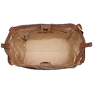 Frye womens Reed Zip Leather hobo handbags, Tan, One Size US
