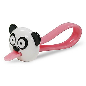 MSC International 38100 Joie Panda Bag Ties, Silicone, Set of 3, Bar Ties, Panda