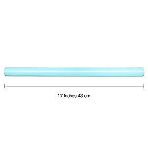 RUSPEPA Blue Matte Wrapping Paper - Solid Color Pearly - lustre Paper Perfect for Wedding, Birthday, Christmas, Baby Shower -17 Inches X 32.8 Feet