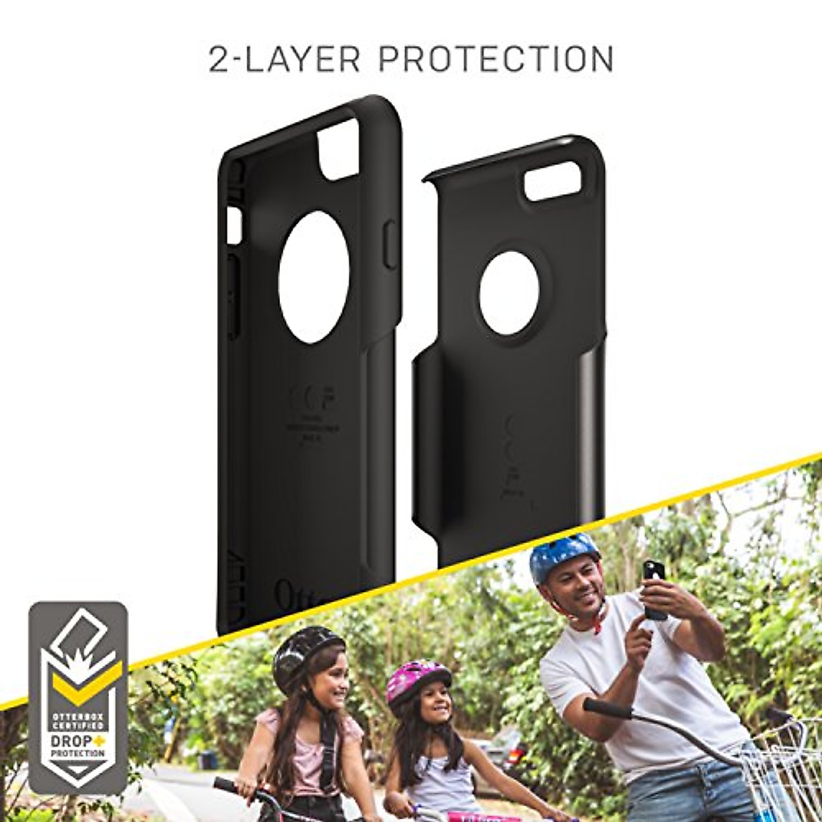 OTTERBOX COMMUTER SERIES iPhone 6/6s Case - Retail Packaging - BLACK