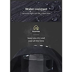 baleaf Women's Cycling Jacket, Lightweight UPF40+ WindBreaker Water Resistant Full Zip Long Sleeve Running Hiking Black M