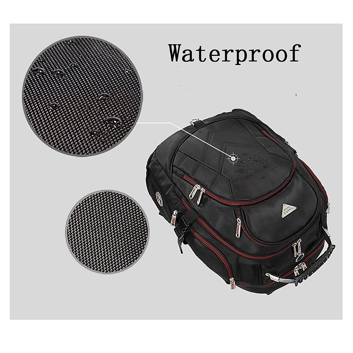 FreeBiz 18.4 Inches Laptop Backpack Fits up to 18 Inch Gaming Laptops for Dell, Asus, Msi,Hp (Black)