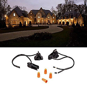 Malibu Low Voltage Cable Connectors for Landscape Lighting 2 Packs Fast Lock Twist Series 8101-4802-02