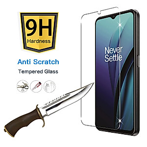 Coolpow 【3+3 PACK】 Designed for Oneplus Nord N20 SE Screen Protector plus One Nord N20 SE Screen Protector Tempered Glass Film, 9H Hardness, Ultra HD, Scratch Resistant, Easy Install, Case Friendly