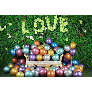Green Metallic Chrome Latex Balloons 12inch（50pcs）Party Birthday Wedding Engagement Anniversary ChristmasFestival Baby Shower Bridal Shower Party Decorations