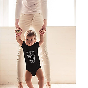 CBTwear Do You Even lift Bro Baby Bodysuit - Cute Newborn Clothes Boy Girl Outfit Infant Unisex Humor (6 Months, Black)