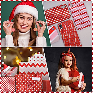 36 Pieces Christmas Faux Leather Sheets Glitter Faux Leather Fabric Snowflake Snowman Printed Christmas Fabric Synthetic Leather Sheet for DIY Christmas Craft Making, 8.3 x 6.3 Inch (Cute)