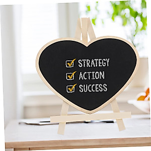 2pcs Vertical Blackboard Chalk Board for Kids Desk Signs Chalkboard for Kids Chalkboard Signs Small Message Board Small Chalkboard Sign Wooden Food Child Graffiti