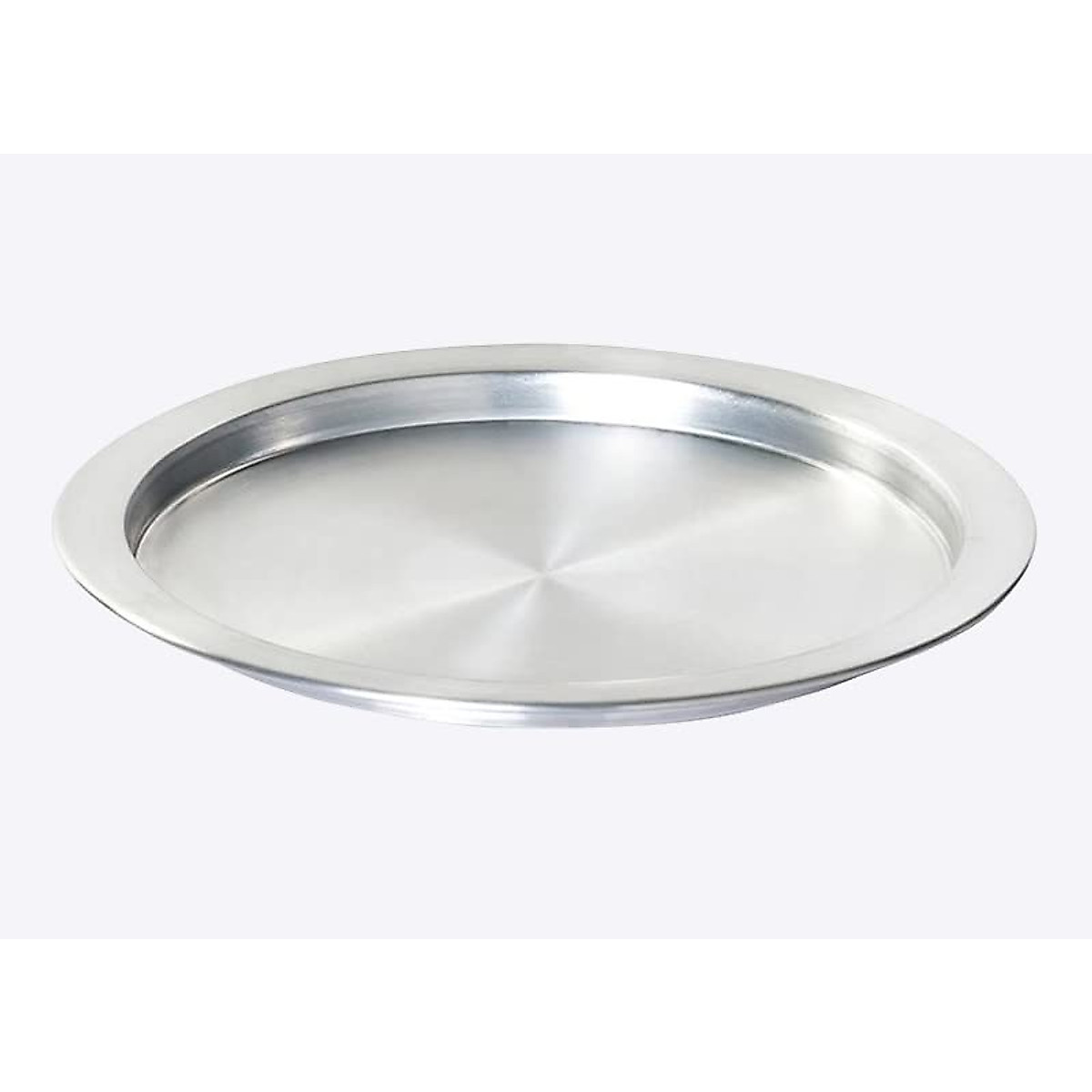 DLK - 18'' XXL - Big Aluminum Kunefe Tray, Kunafa Plate set, Kunefe Pan for Sweet ,Kunafeh or Kadaifi, Silver
