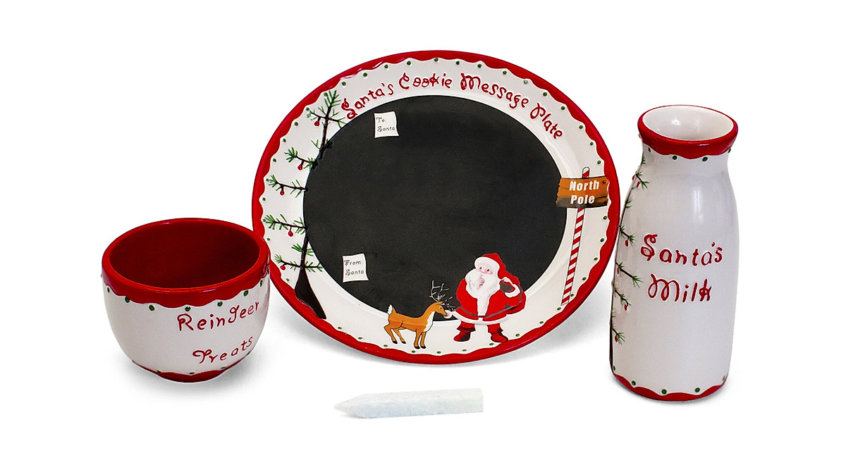 Child to Cherish Santa's Message Plate Set - Perfect Christmas Tradition