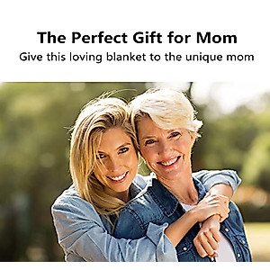 Mother Gifts from Daughter Blanket for Mom Birthday Gifts for Mom Soft Flannel Fleece Blankets Throw for All Season in Home Bed Sofa Chairs 50"×60"