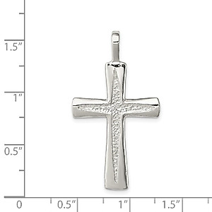Auriga Fine Jewelry Sterling Silver Cross Pendant Gift for Women