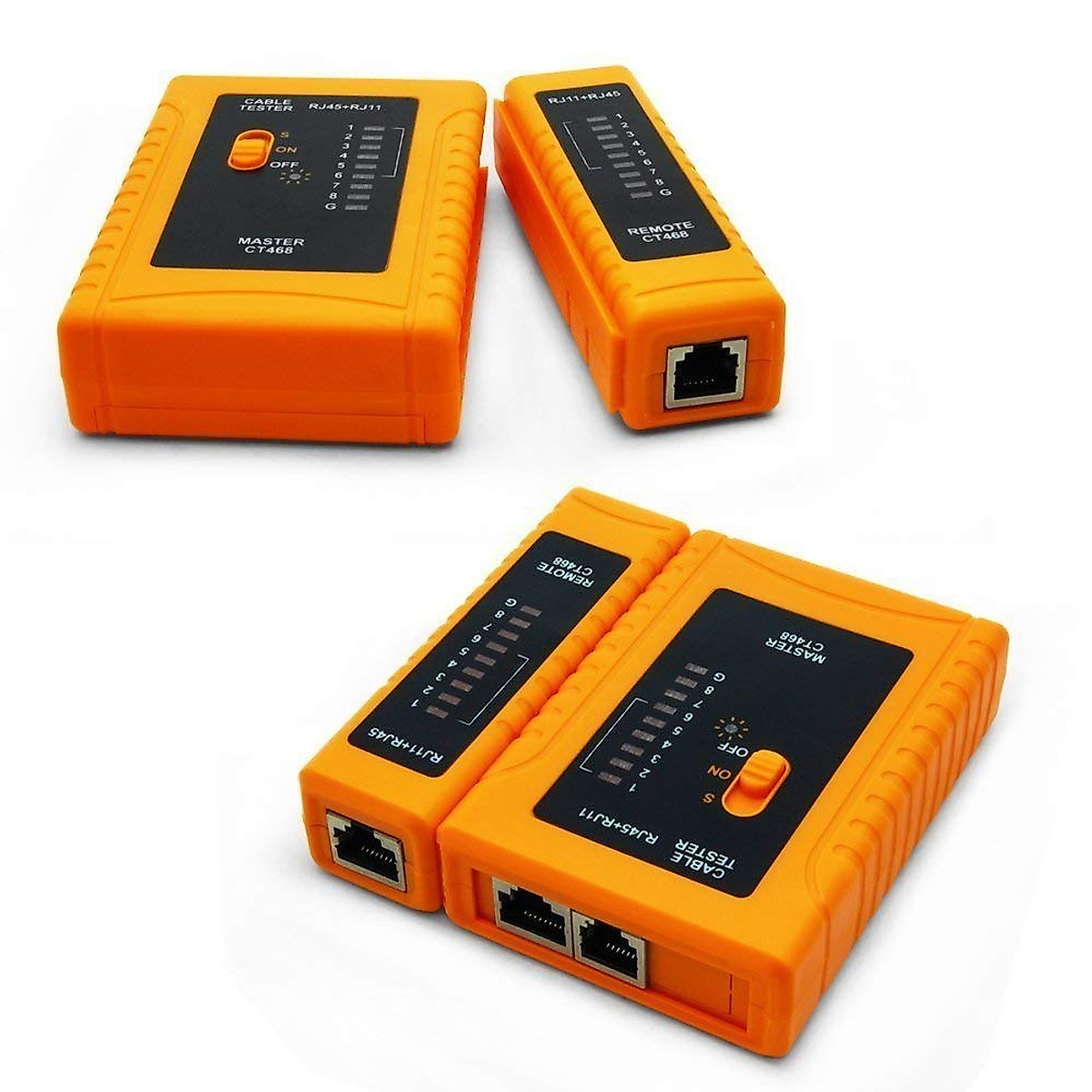 iMBAPrice - RJ45 Network Cable Tester for Lan Phone RJ45/RJ11/RJ12/CAT5/CAT6/CAT7 UTP Wire Test Tool