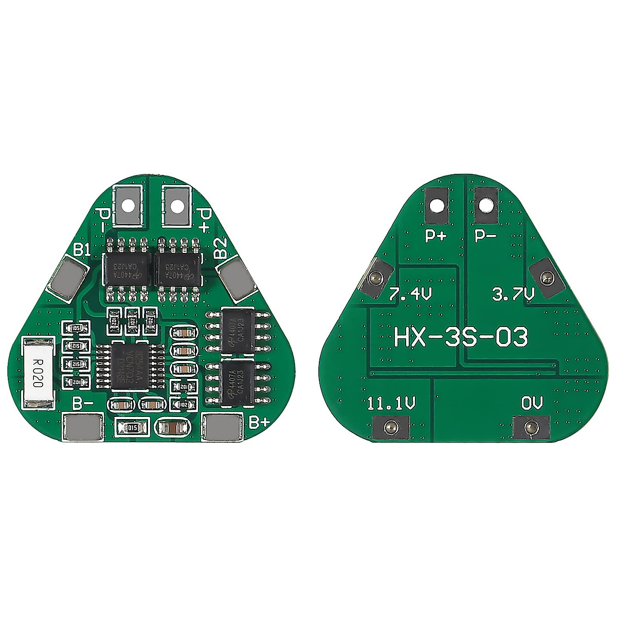 Alinan 6pcs 3S 8A 12V 18650 Lithium Battery Protection Board 10.8V 11.1V 12.6V BMS PCM PCB Overcharge Over-Discharge Protection Module for 3 Li-ion Cell Pack