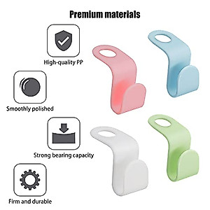 Clothes Hanger Connector Hooks,Closet Cascading Coat Hanger,Clothes-Rack Stacking Arranging Device,Plastic Hanging Connection Tool,Wardrobe Organizer Extender,Heavy Duty/Space Saving/Colorful(48pcs)