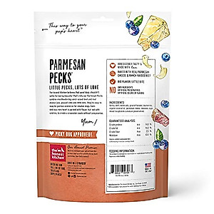 The Honest Kitchen Parmesan Pecks: Beef, Parmesan & Blueberry Recipe, 8 oz Bag