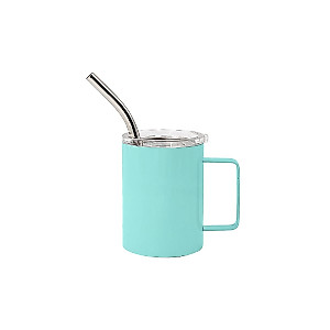 Siesta Drinkware - Mini Shot 3oz Mug Tumbler - Double wall Vacuum Insulated - Nonslip bottom - Stainless Steel Tumbler - Customizable (Mint)