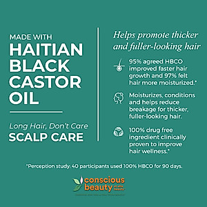 Kreyol Essence - Scalp Care Conditioner with Haitian Black Castor, Coconut oil and Aloe Vera Oil, 8 Oz