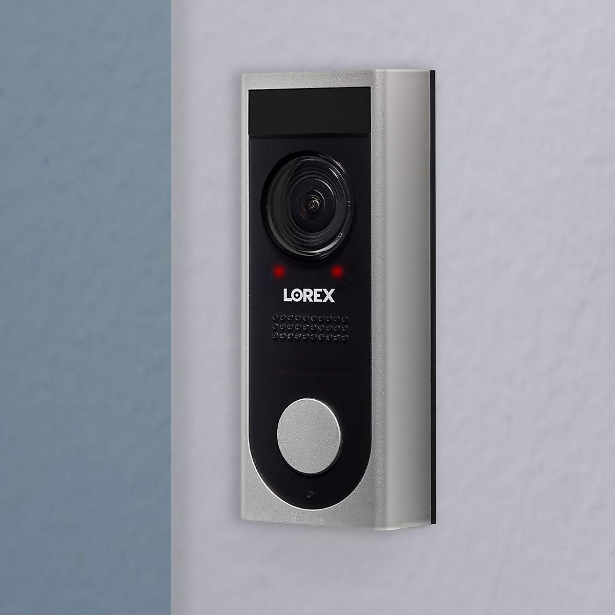 Lorex 1080p Wi-Fi Video Doorbell Security Camera with Motion Detection, Smart Security Lighting, IR Night Vision, Ultra Wide Angle Lens & 2-Way Talk – Includes 16GB SD Card [Requires Wiring]