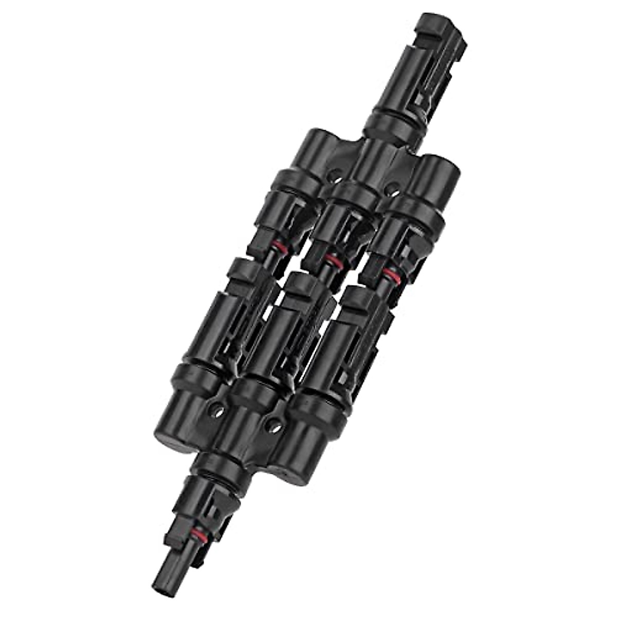 Solar Panel Connector 3 Way Branch MMMF/FFFM - DIY Mount Tool Solar Parallel Connector in Pair - 3 to 1 Solar Cable Connectors for Connection Between Solar Panels