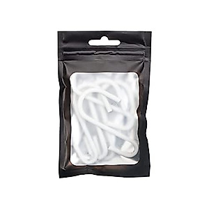 XiangLin Pack of 10 Heavy Duty S Hooks S Shaped Hooks Hanging Hangers Hooks for Kitchen, Bathroom, Bedroom, and Office, for Pan, Pot, Coat, Bag, Plants (3.5x2.4'', White)