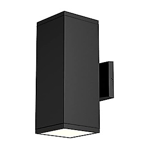 Double century Modern Outdoor Wall Lights,Porch Light Outdoor Wall,Aluminum Outdoor Wall Sconce,Exterior Up and Dwon Lighting for House,Doorway,Patio, Outside Light for A19 Bulb