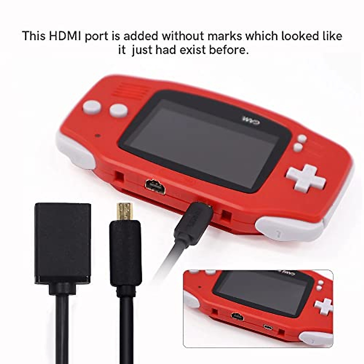 SRPJ(SRPJ) Gameboy (432467) GBA HDMI Adapter for Professional Soldering Experiences (GBA HDMI 32-Pin) TV Output Kit, Japanese Installation Manual (GBA HDMI 32 Pin)