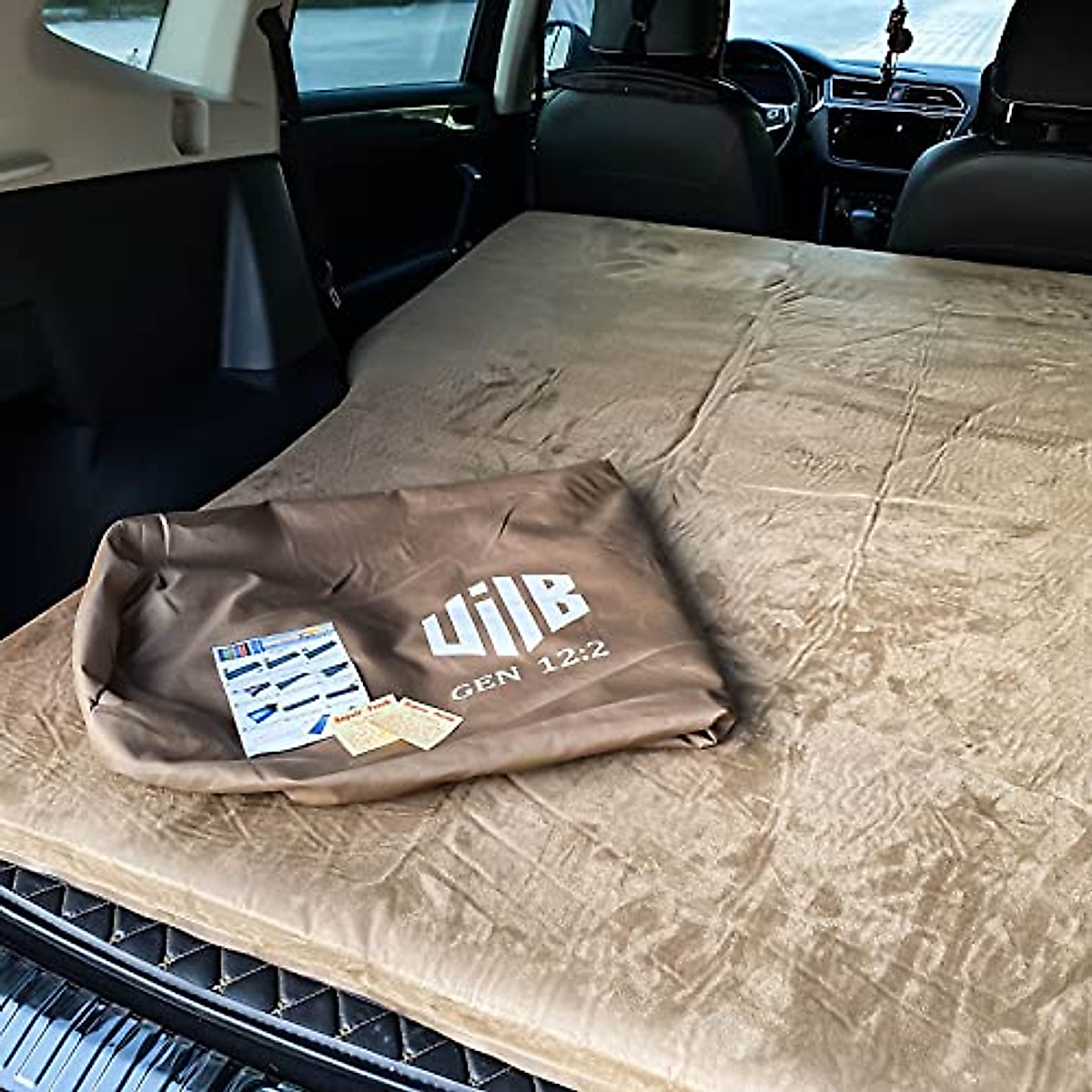 UILB Self Inflating Camping Mattress 2.7 Inches Thickness Automatic Car Mattress Double Oversize Bed Travel，Camping，SUV，MPV Home Guest (2021 Upgrade)