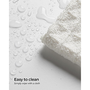 SONGMICS Floating Shelves, Set of 3 Wall Shelves, 23.6-Inch Wide, for Photo Frames and Trinkets, for Living Room, Home Office, Kitchen, Bathroom, White ULWS061W01