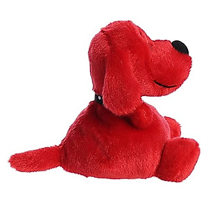 Aurora® Playful Clifford® Palm Pal™ Clifford Stuffed Animal - Childhood Nostalgia - Lasting Companionship - Red 5 Inches