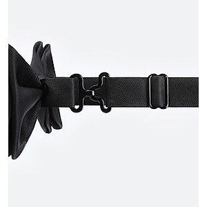 JEMYGINS Green Bow Tie Silk Bowtie and Pocket Square Hankerchief With Cufflinks Sets for Men(3)