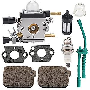 Powtol C1Q-S68 BG55 Carburetor for Stihl BG45 BG46 BG55 BG65 BG85 SH55 SH85 Leaf Blower for Zama C1Q-S64 C1Q-S68 C1Q-S68G Stihl BG55 Blower Parts Replace 4229 1200 606 4229-120-0606