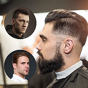 Professional Hair Clipper Combs Guides, Hair Clipper Guards 1.25” 1.5” 1.75” 2” 2.25” 2.5” 2.75” 3”, Mega NO.24 NO.22 NO.20 NO.18 NO.16 NO.14 NO.12 NO.10 fits for Most Wahl Clippers (Blue)