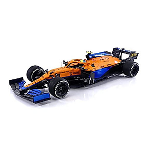 Minichamps 530213304 1:18 Mclaren F1 Team MCL35M-Lando Norris-2nd Place Italian GP 2021 Collectible Miniature Car, Multicoloured