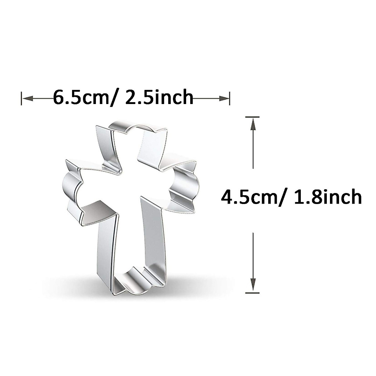 WJSYSHOP Crucifix Cross Crucifixion Shaped Cookie Cutter - G