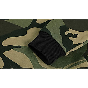 Mud Kingdom Boys Jogger Sets Long Sleeve Camo Gray Casual Size 7-8