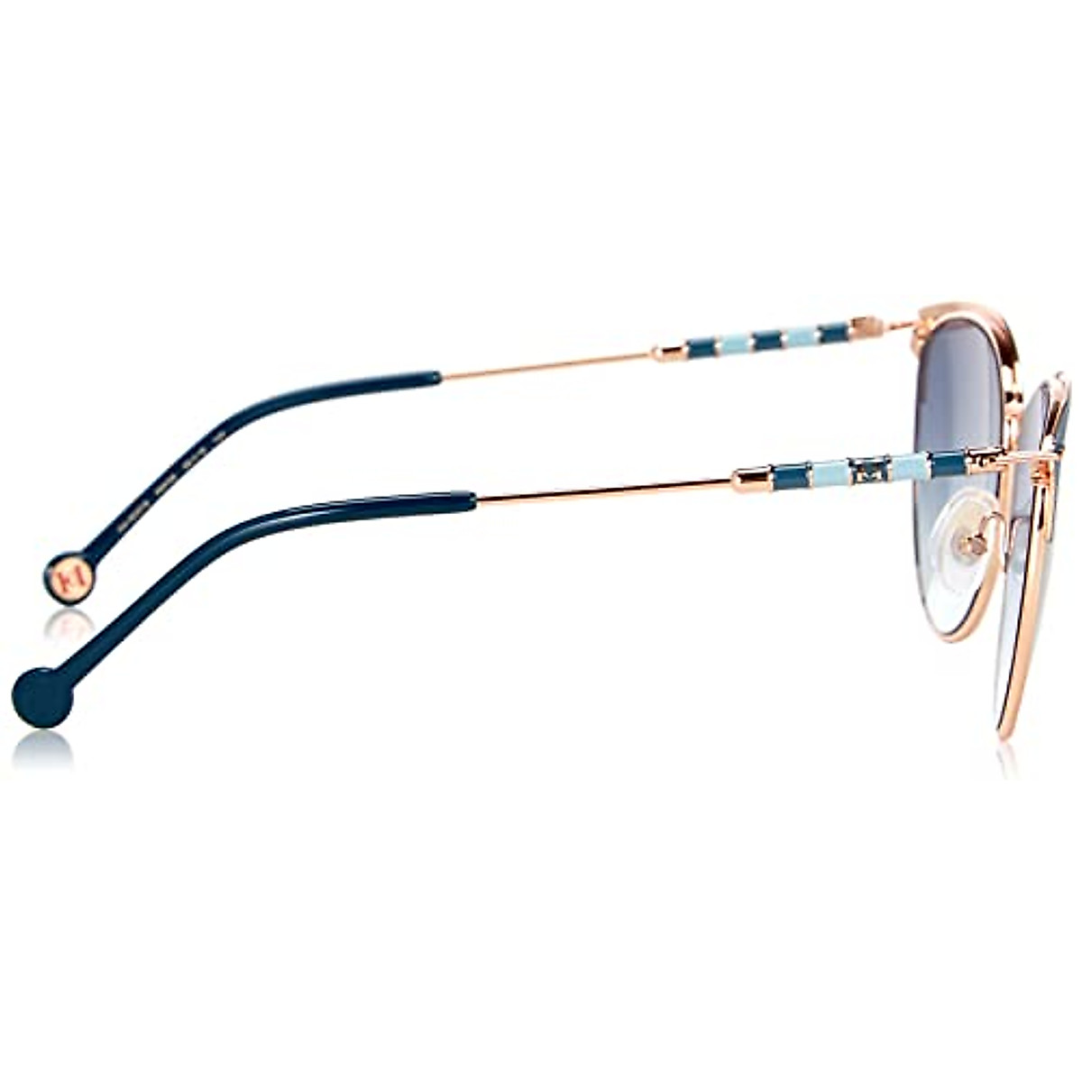 Carolina Herrera Gradient Dark Green Square Ladies Sunglasses CH 0037/S 0PEF 08 58